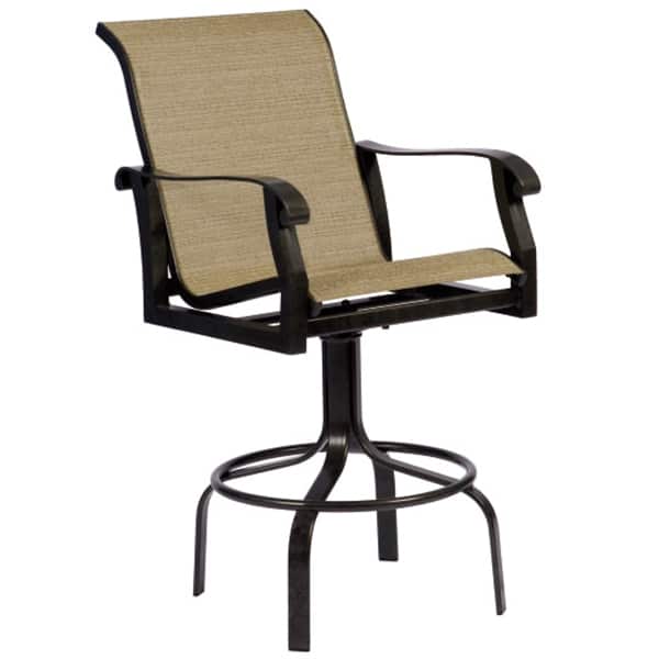 Cortland Sling Swivel Bar Stool