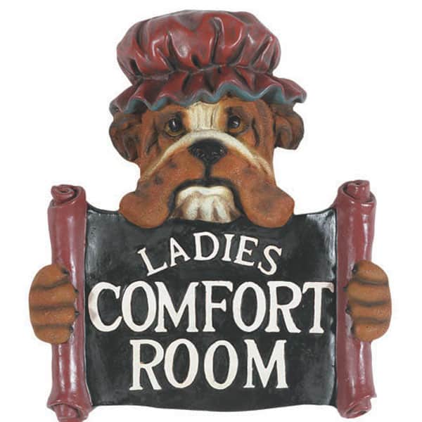 Ladies Comfort Room Wall Art