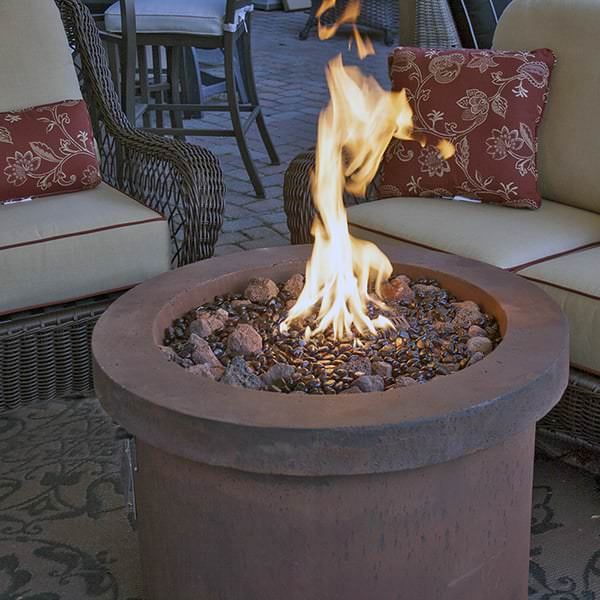Urban Series Storm Grey Fire Pit - LED