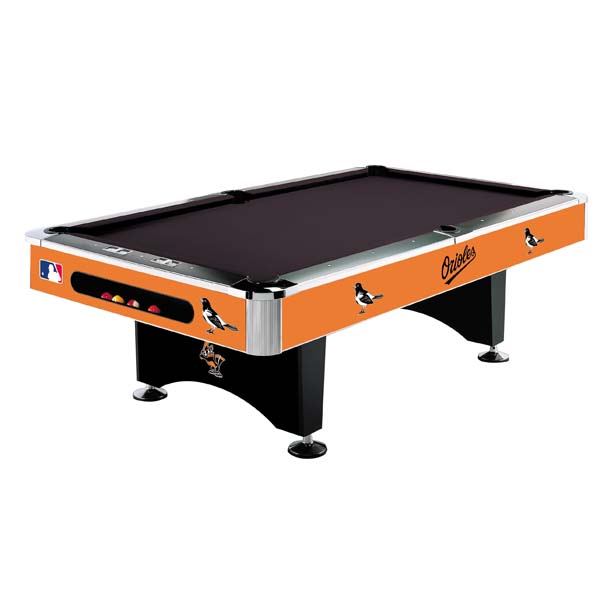 Baltimore Orioles 8' Pool Table