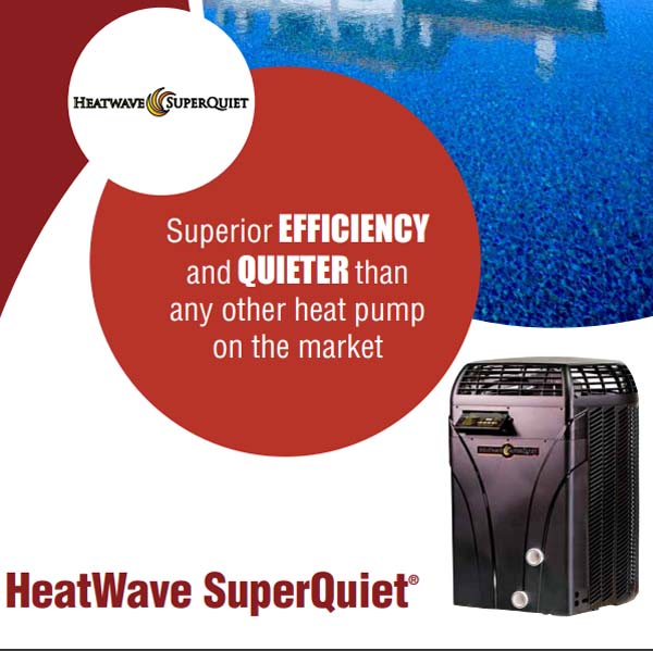 Heatwave Super Quiet SQ120R Heat Pump by AquaCal