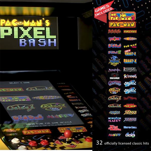 Pac-Man Pixel Bash Cabaret Home Arcade Machine