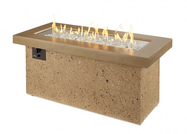 Key Largo Fire Pit Table - Brown