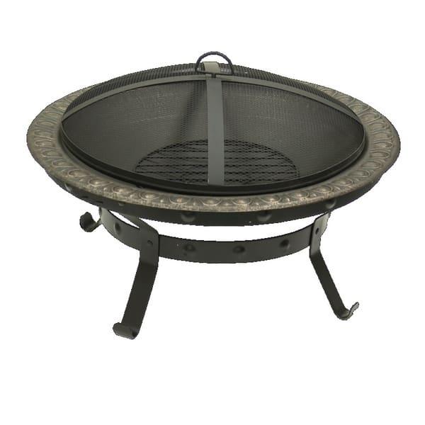 Antique Gold Wood Burning Fire Pit
