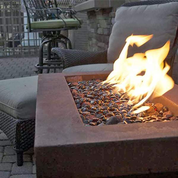 Urban Series Fiery Rust Fire Pit - Rectangle