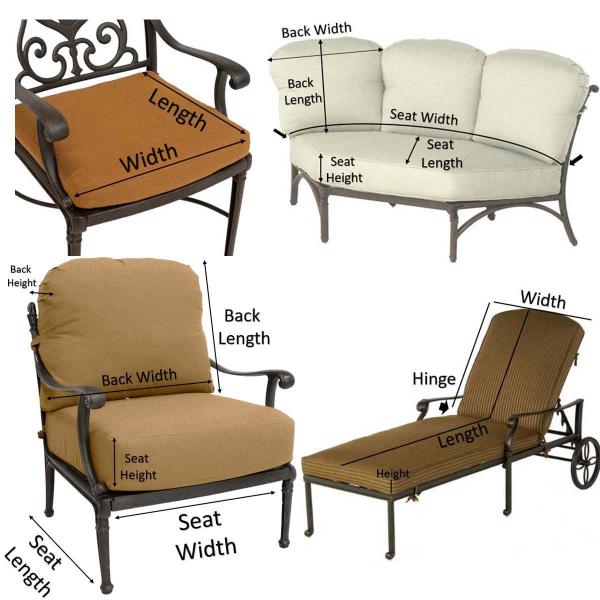 Learn How to Measure Your Outdoor Cushions